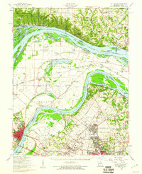 1954 Map of St. Charles, MO — High-Res | Pastmaps